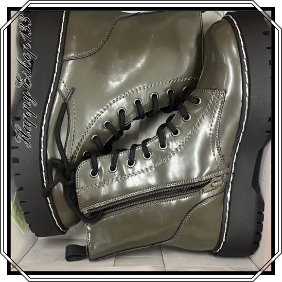 Sincerly Jules | Shoes | Sincerely Jules Harley 2 Green Box Lace Up ...